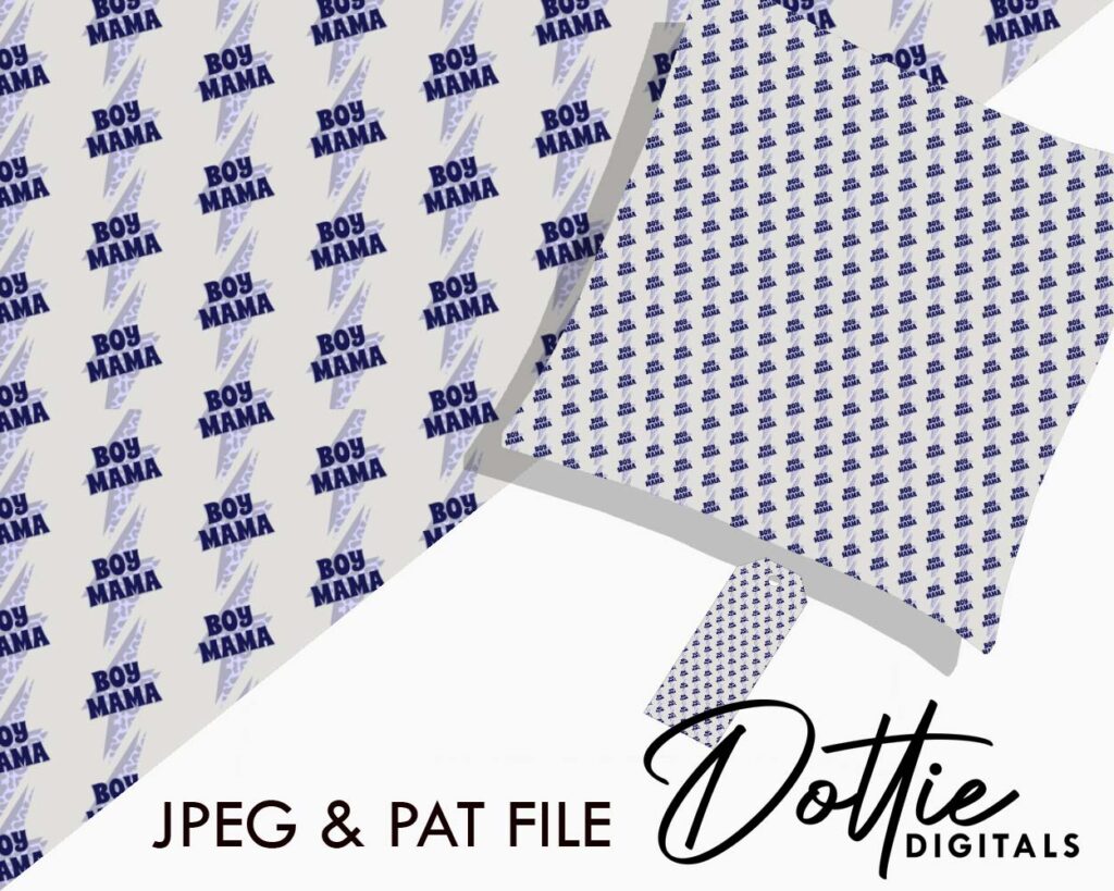 Dottie Digitals - Boy Mama Repeat Pattern Download, Digital Paper ...
