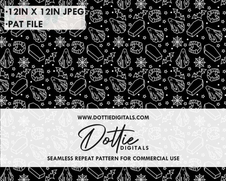 Dottie Digitals - Pretty Pumpkins Repeat Pattern Download, Digital ...