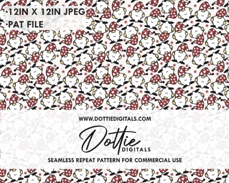 Dottie Digitals - Christmas Gonks Repeat Pattern Download, Digital ...