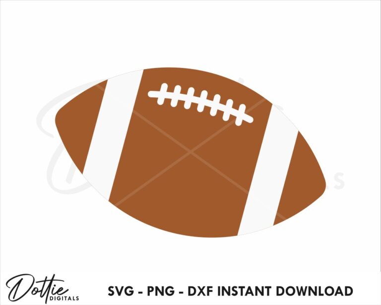 American football FREE craft cutting SVG vector file
